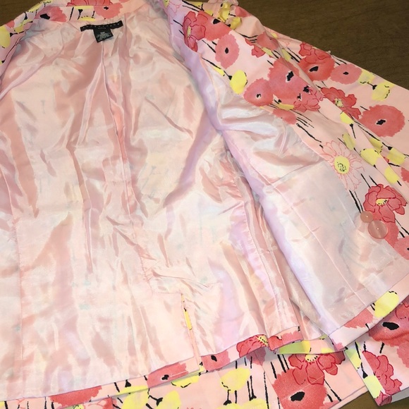 Apostrophe | Skirts | Apostrophe Pink Floral Blazer Jacket Skirt Set P ...